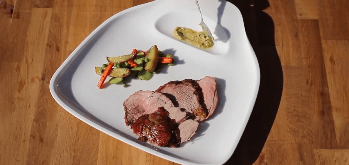 Gigot d'Agneau au BBQ – Maison Lascours