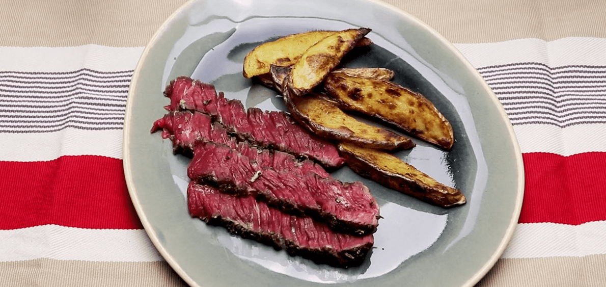 Rôti de Rumsteck en cuisson inversée – Maison Lascours